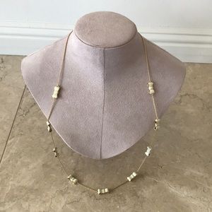 kate spade | Jewelry | Kate Spade Gold Ribbon Necklace | Poshmark